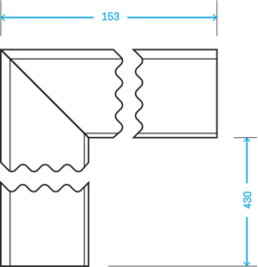 Vinkla unutrašnja – B.O.S. olučni sistemi